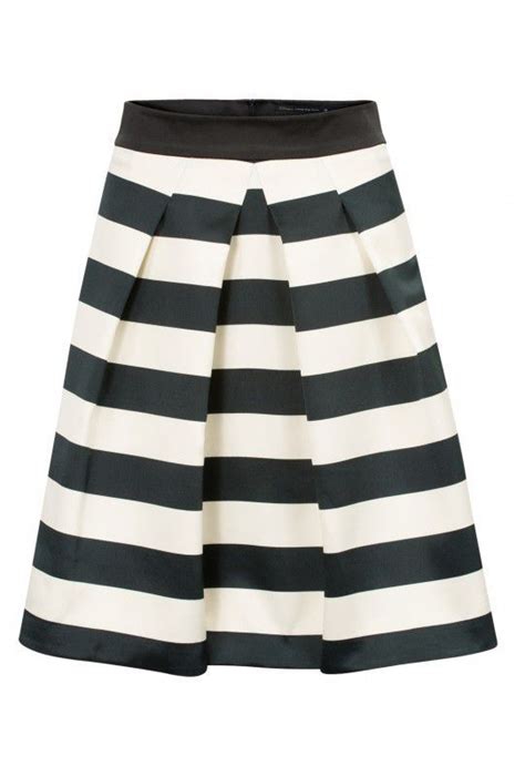 Steps A Lijn Rok Met Streep Zwart Online Kopen Mode Stijl Outfits Rok