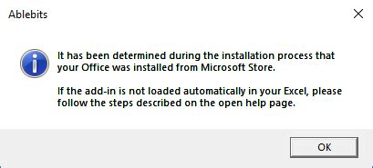 The Add In Isn T Loaded Automatically In Office From Store