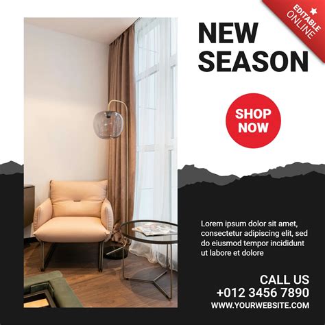 Scratch Black And Red Promotional Instagram Post Design Template Free Design Template