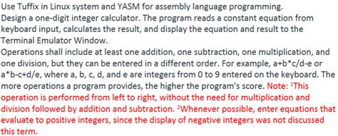 [solved] use tuffix in linux system and yasm for assembly