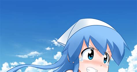 イカ娘 私だって精一杯やってるのでゲソ！！！ 六尺猫＠少しお休み中のマンガ 侵略イカ娘 侵略イカ娘 白スク Pixiv