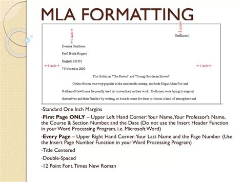 Ppt Mla Formatting Powerpoint Presentation Free Download Id 6986478