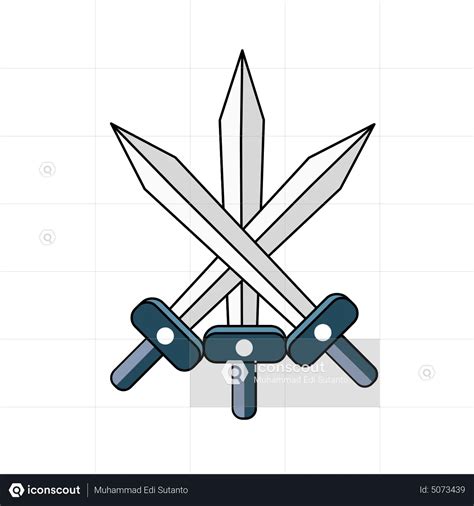 Swords Animated Icon Download In Json Lottie Or Mp4 Format