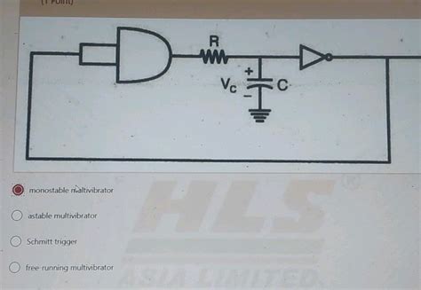 Identify The Type Of Multivibrator Shown In The Following Circuit Identify The Type Of Multivibrator Shown In The Following Circuit