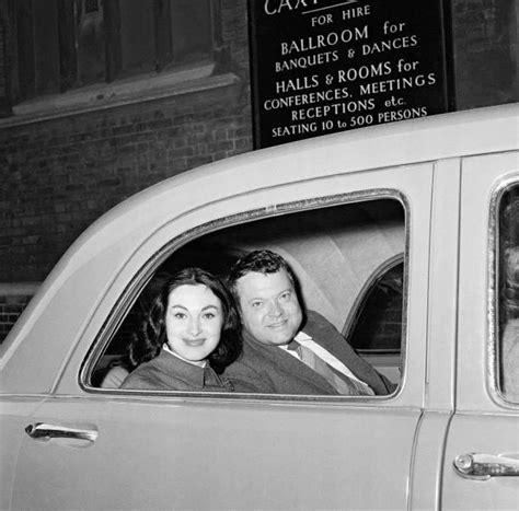 Orson Welles Marries Paola Mori At Caxton Hall 1955 Old Photo 1 Eur 6