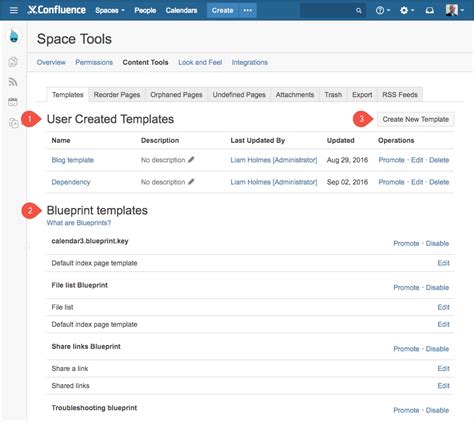 Confluence How To Create A Template