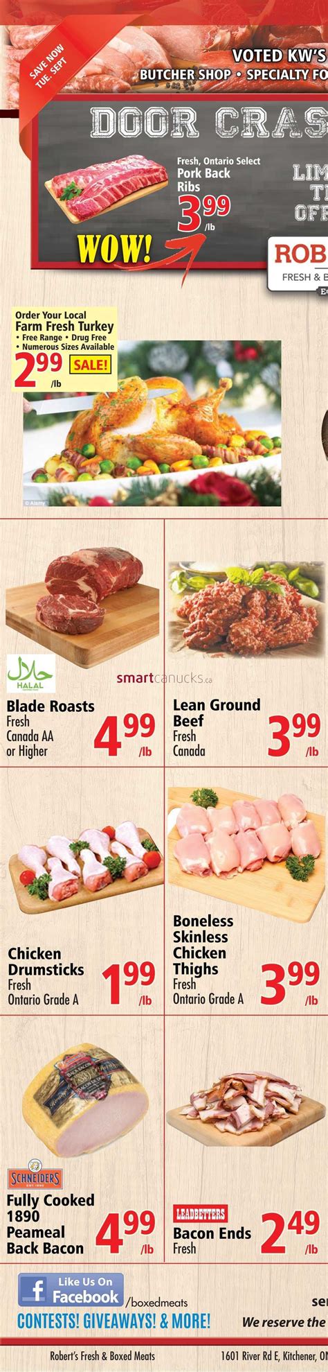 Roberts Fresh And Boxed Meats Flyer September 20 To 25