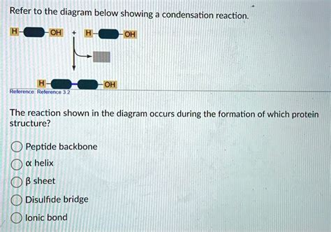 Refer To The Diagram Below Showing Condensation Reaction Ohi Oh Oh