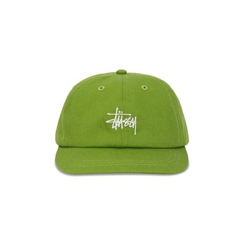 Buy Stussy Basic Stock Low Pro Cap Grass 131982 Gras Goat