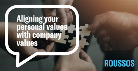 How To Align Your Personal Values With Company Values Roussos Recruitment Posted On The Topic
