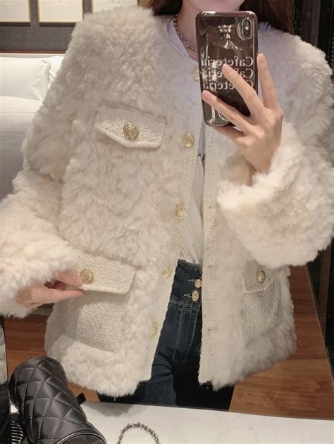 던웨이즈 🚛부분당일발송🚀~l트위드 뽀글이 퀄팅 숏자켓 양털 자켓 아우터 라운드넥 퍼코트 숏코트 하프코트 금장자켓 가을 겨울