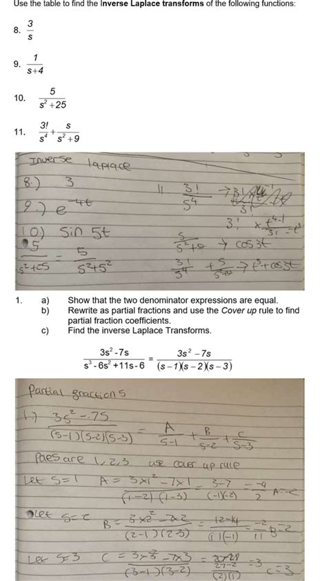 Laplace Transform Questions Pptjjjjjjjjjx Pdf