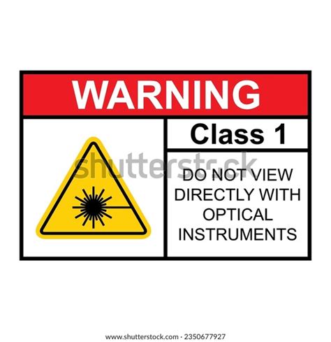 9 Class 1 Laser Warning Images Stock Photos 3D Objects Vectors