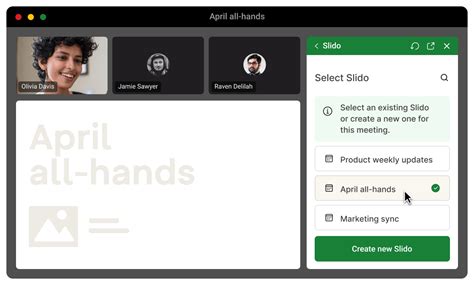 Use Slido In Slides Video Call At The Same Time Slido
