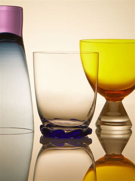 Clear Archive Revival 1994 Hand Blown Murano Glass Bembo Tumbler By