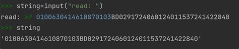 Why String Storage In Input Is Different Between Idle And Pychar