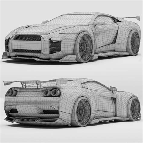 Nissan Gtrs Supercar 349194 3d Model Download 3d Model Nissan Gtrs Supercar 349194