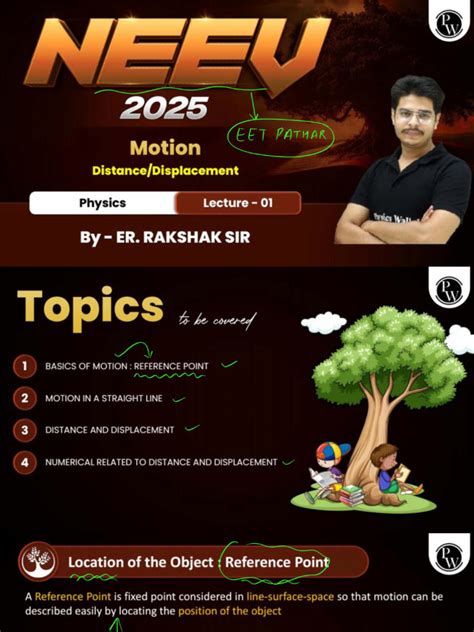 motion 01 class notes neev 2025 pdf