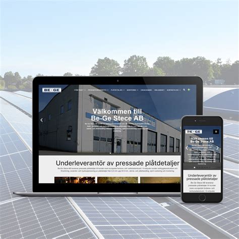 Be Ge Stece Ab Ny Design På Vår Hemsida Be Ge Koncernen Med Bred