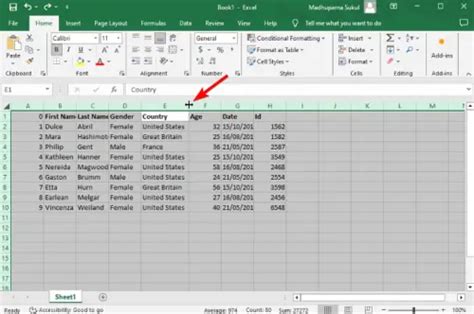 How To Make All Cells The Same Size In Excel And Google Sheets