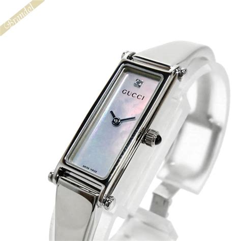 Gucci グッチ レディース腕時計 1500 1pダイヤ ピンクパール Ya015554 Brandol