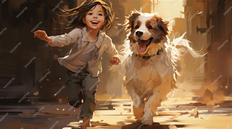 Una Escena Cómica Se Desarrolla Cuando Un Perro Travieso Juega Tirando