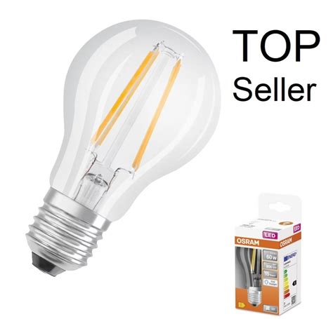 OSRAM E27 LED STAR FILAMENT klar 2 5W wie 25W warmweiß 250lm