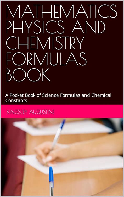 Mathematics Physics And Chemistry Formulas Book A Pocket