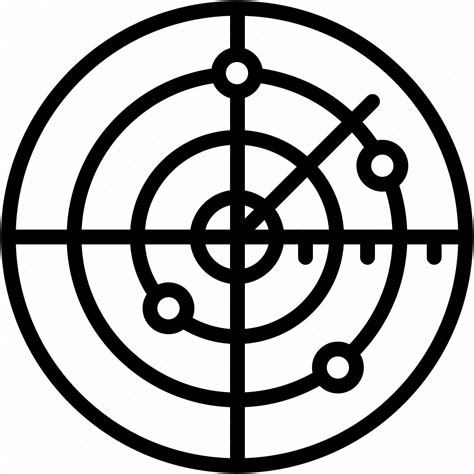 Radar Signal Sonar Scan Military Icon Download On Iconfinder