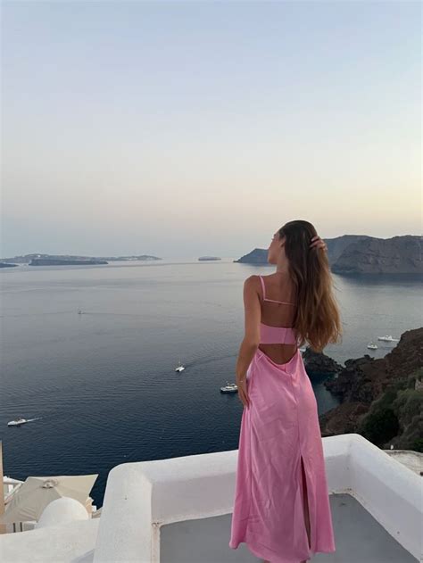 SANTORINI | Greece outfit, Greece dress, Zara pink dress