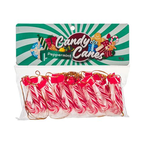 Santas Treat Candy Cane Mini 92g The Reject Shop