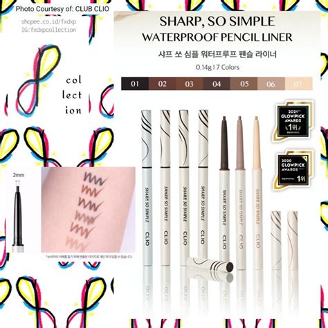 Jual Clio New Sharp So Simple Waterproof Pencil Liner 24ad 0 14g