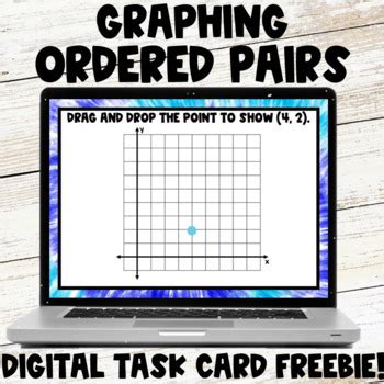 Graphing Ordered Pairs In Quadrant 1 Digital Task Cards Google Slides