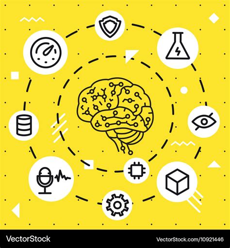 Artificial Intelligence Functions Royalty Free Vector Image