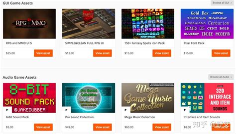 Unity独立游戏开发者合规解决游戏素材3d模型、ui、2d素材和音频音效的5种方法 知乎 Unity独立游戏开发者合规解决游戏素材3d模型、ui、2d素材和音频音效的5种方法 知乎