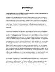 2020 BILLY Elliot COMMON MOD 2023 CSSA TRIAL Pdf 2023 CSSA TRIAL