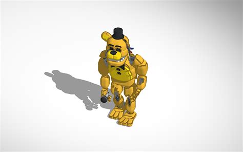3d Design Withered Golden Freddy Tinkercad