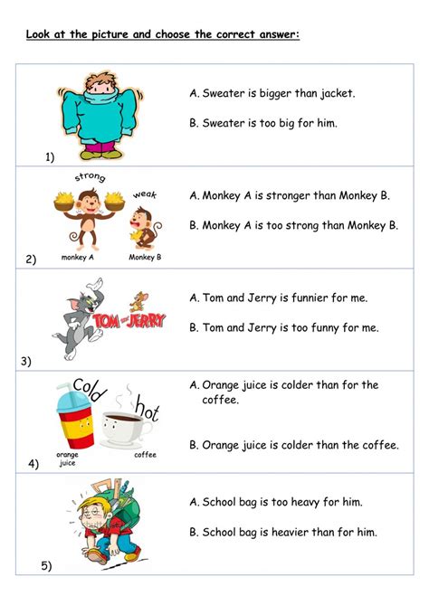 Evaluating Correct Use Of Adjective And Adverb Worksheets
