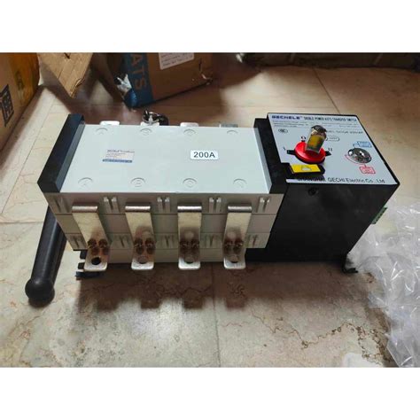 4p Ats 100a160a200a250a Smart Dual Power Source Automatic Switch