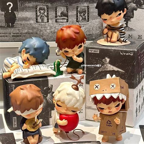 ของแทPOPMART Hirono V4 MIME The Shoe Of Identity Series ยนยนรป