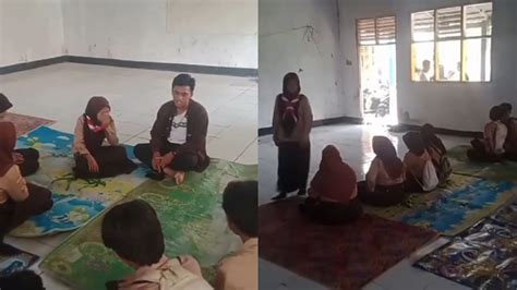 Viral Sekolah Yayasan Smp Dan Sma Ini Kekurangan Bangku Siswa Rela