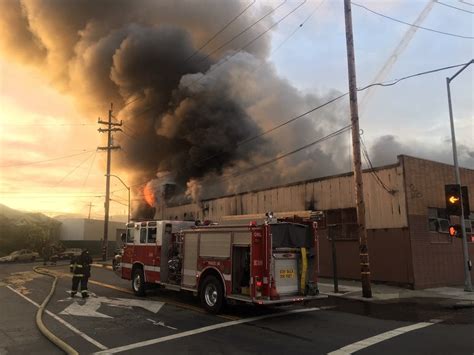 3 Alarm Fire Destroys Oakland Businesses San Leandro Ca Patch