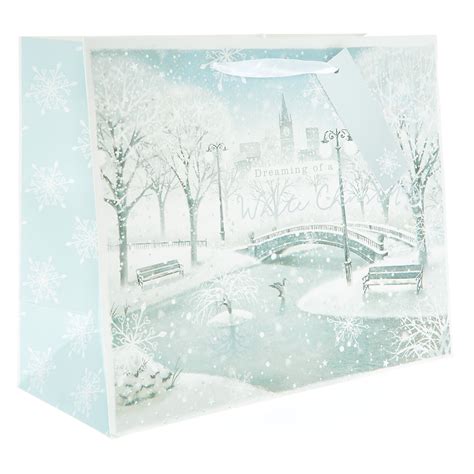 Buy Large Landscape Dreaming Of A White Christmas T Bag For Gbp 0 74