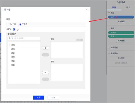 图表类控件 对比表格 《有数bi用户手册》