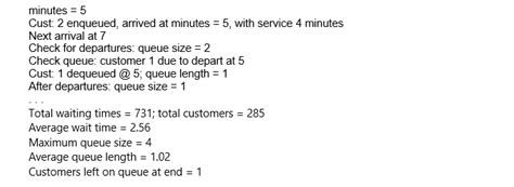 Queue Simulation Write A Program That Simulates A