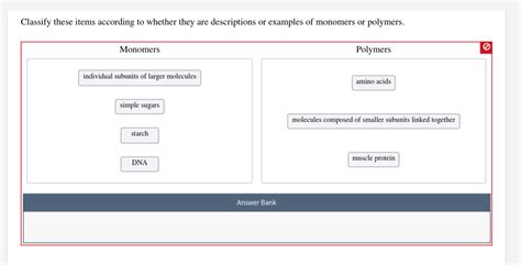 Solved Classify These Items According To Whether They Are Chegg Com