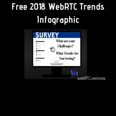 free infographic 2018 webrtc trends and use cases