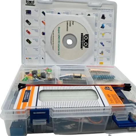 Kit Completo Para Iniciantes Arduino Uno R Case Incluso Frete grátis