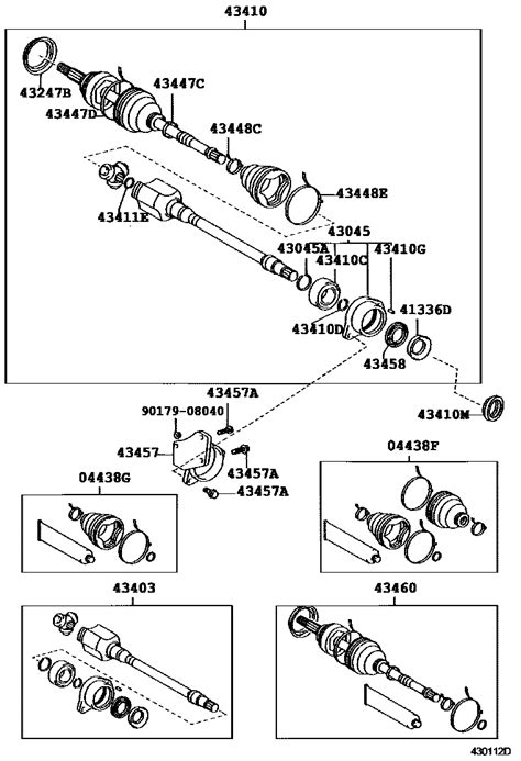 Front Drive Shaft For Toyota Corolla Ae111 Auto Parts Amayama