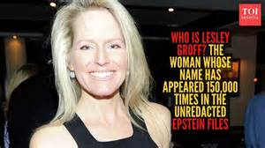 Who Is Lesley Groff The Woman Whose Name Has Appeared 150000 Times In